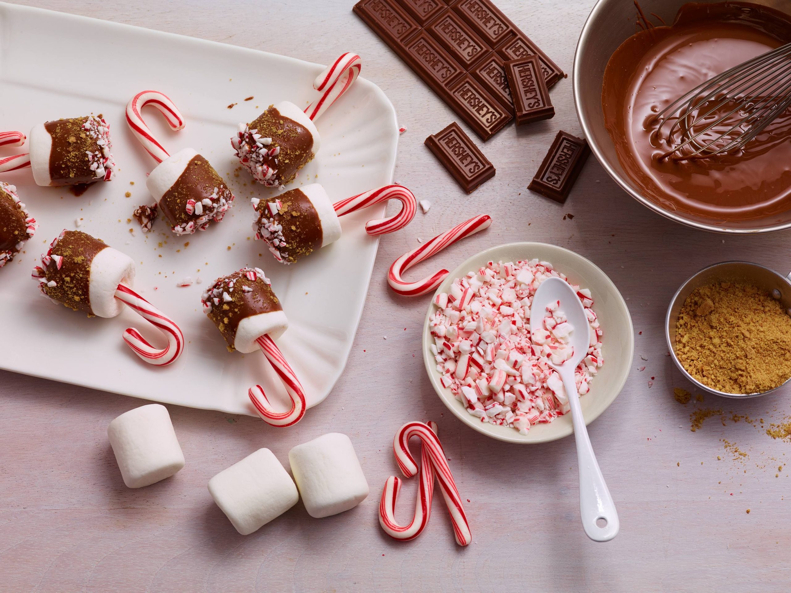 HERSHEY’S S’mores Pops with Candy Canes | Savory