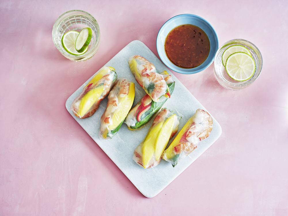 Mango and Shrimp Summer Rolls | Savory