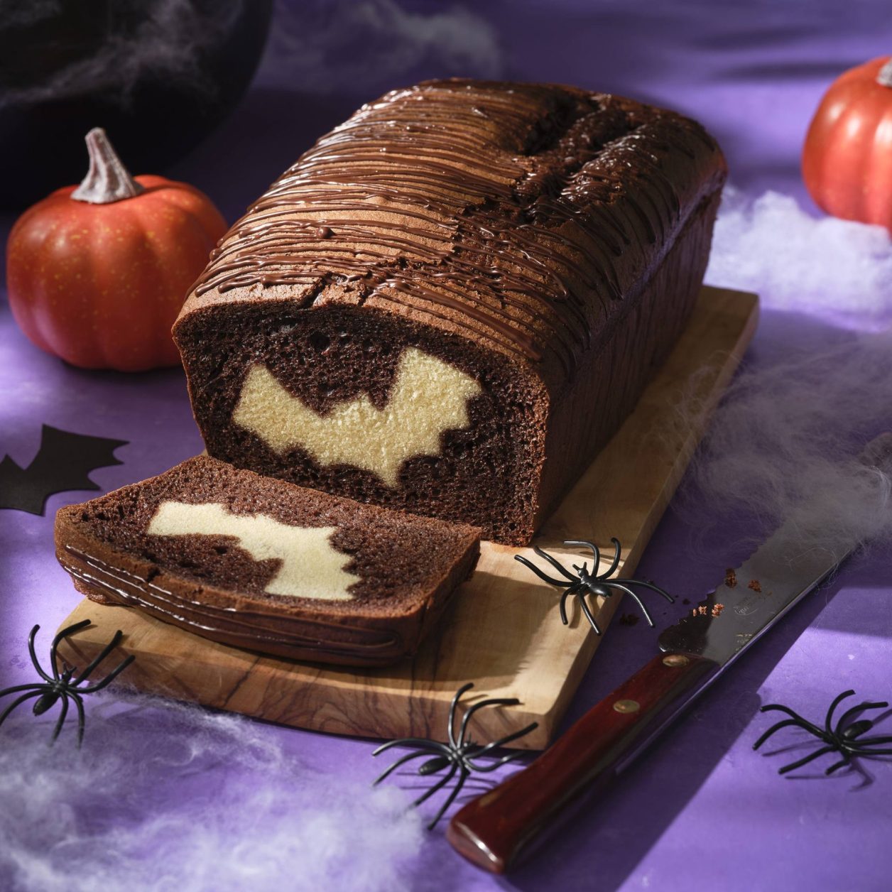 Easy Halloween Bat Loaf Cake | Savory