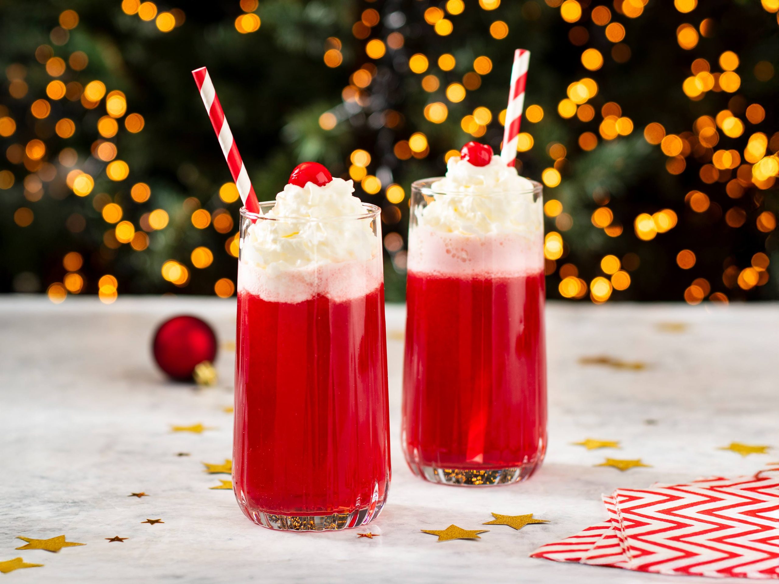 Santa Hat Mimosa Mocktail | Savory