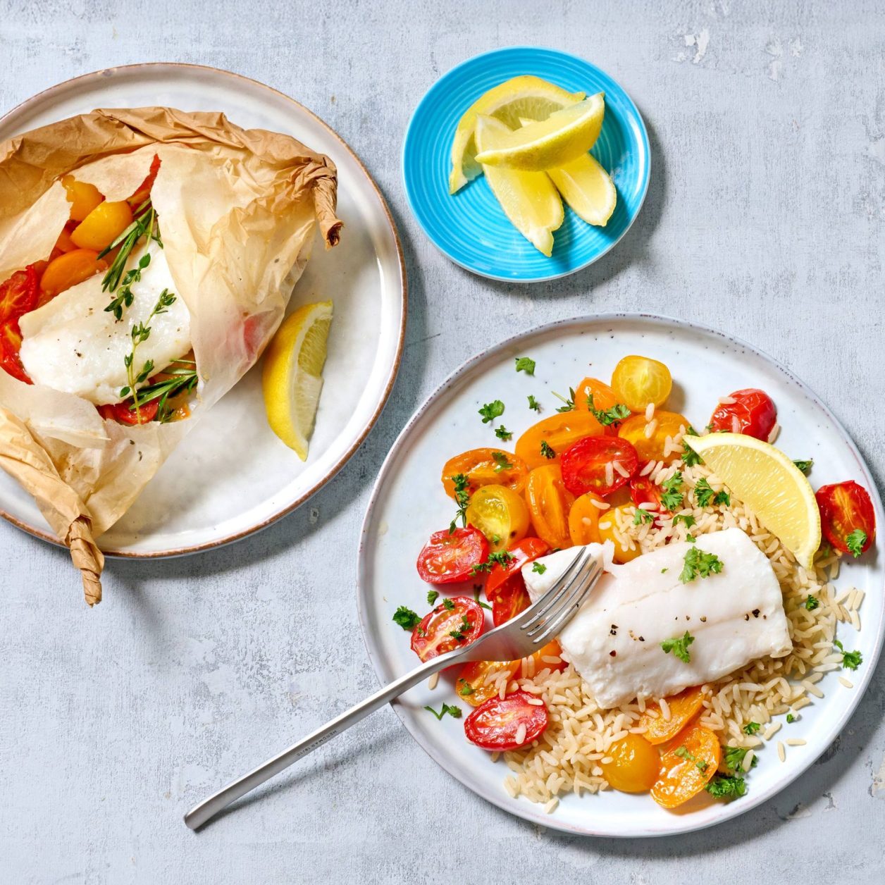Mediterranean Fish Packets | Savory