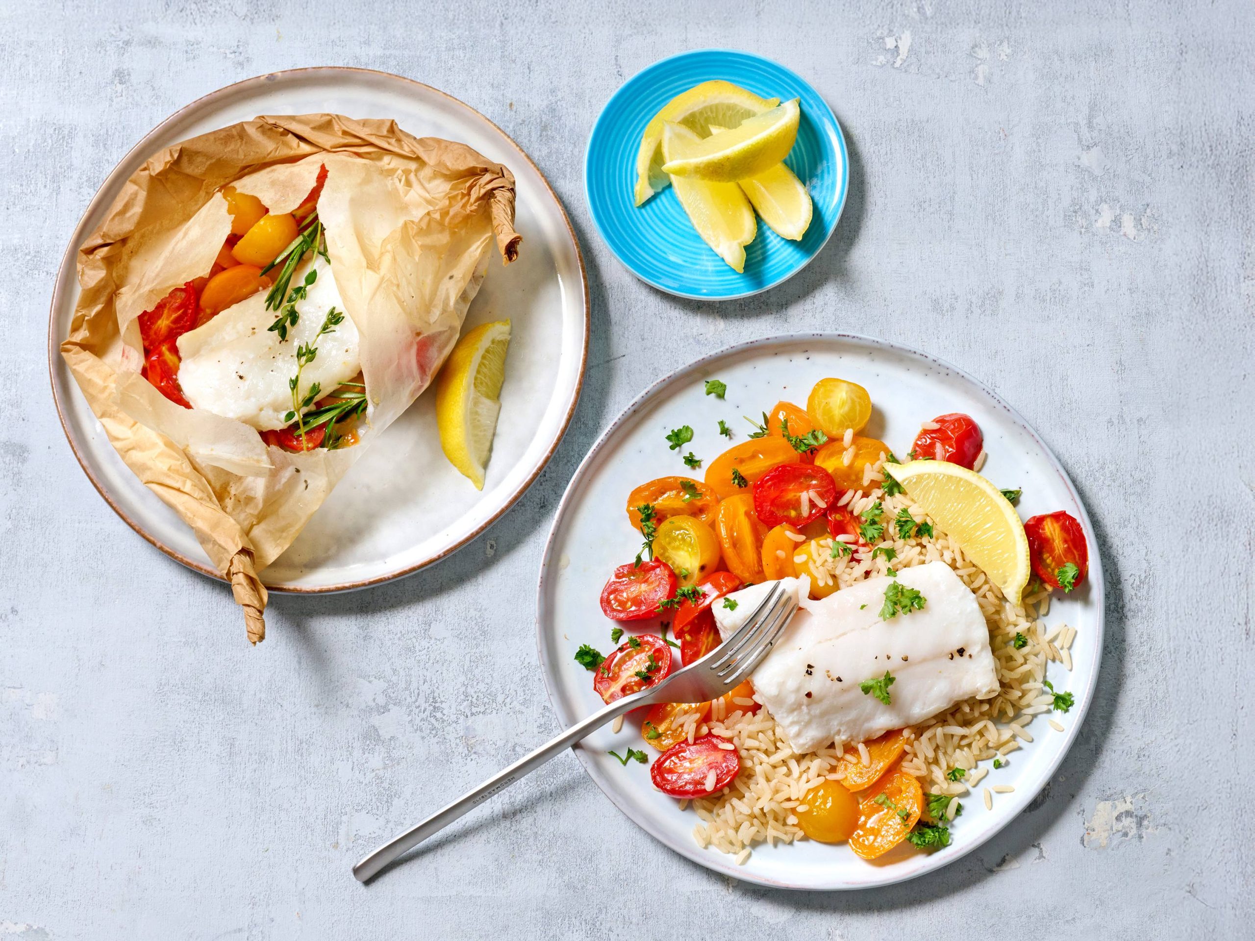 Mediterranean Fish Packets | Savory