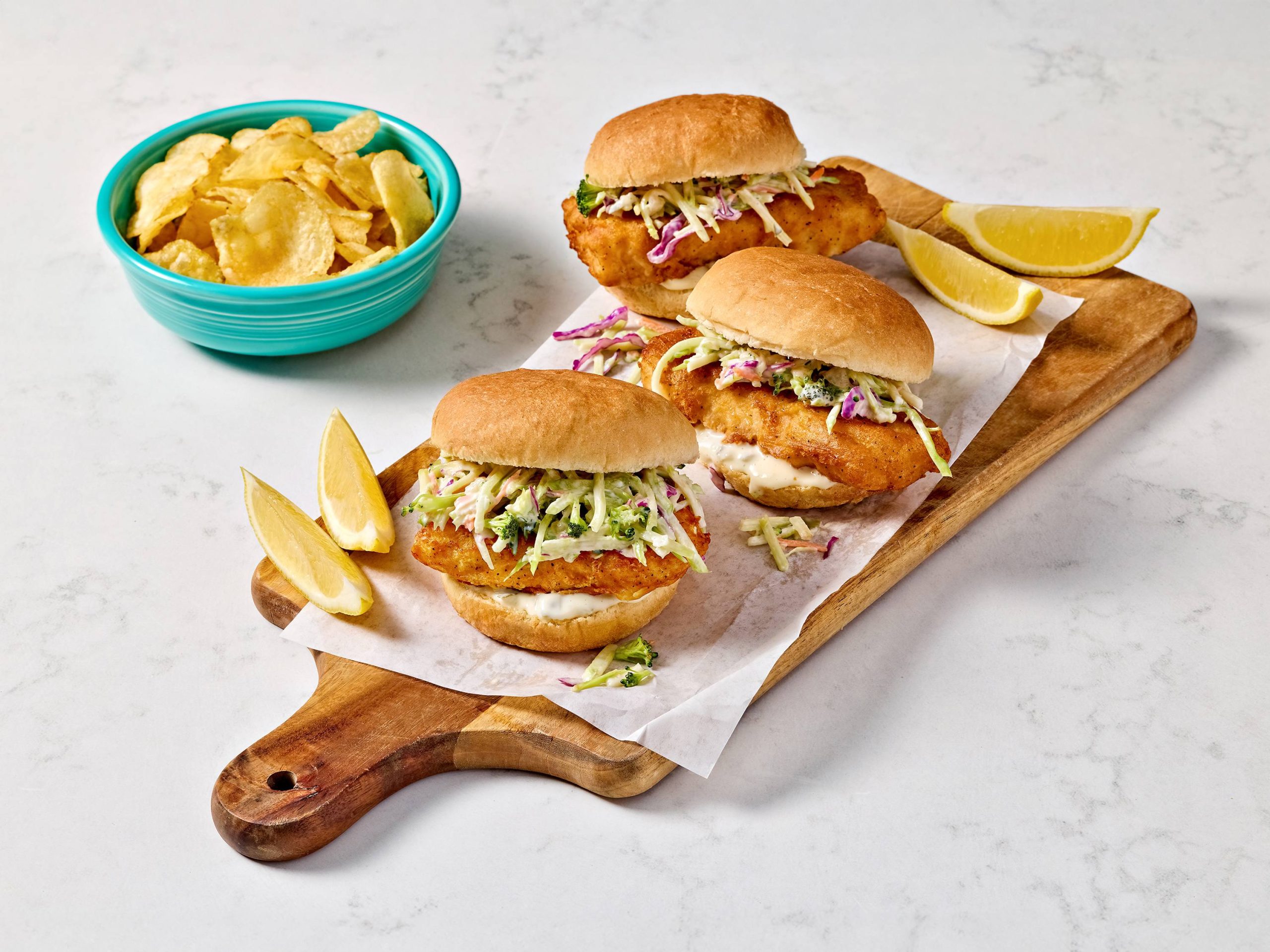 Five-Ingredient Fried Fish Sandwiches | Savory