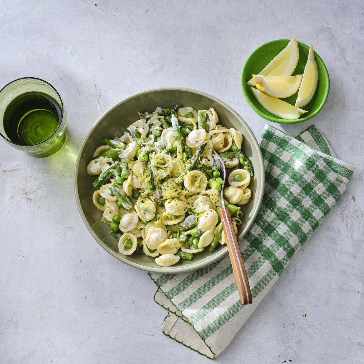 Creamy Pasta Primavera | Savory