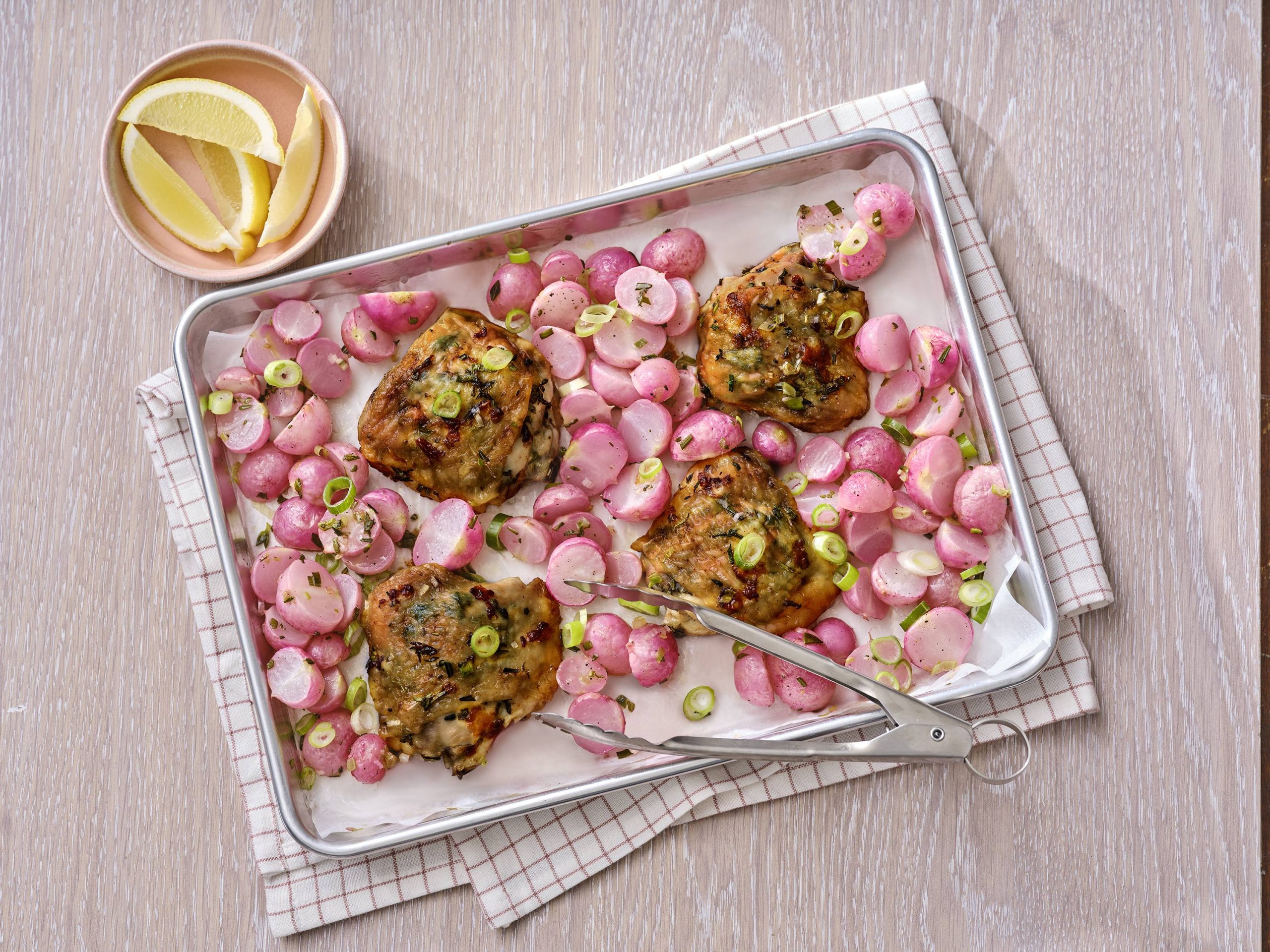 Sheet Pan Chicken with Radishes | Savory