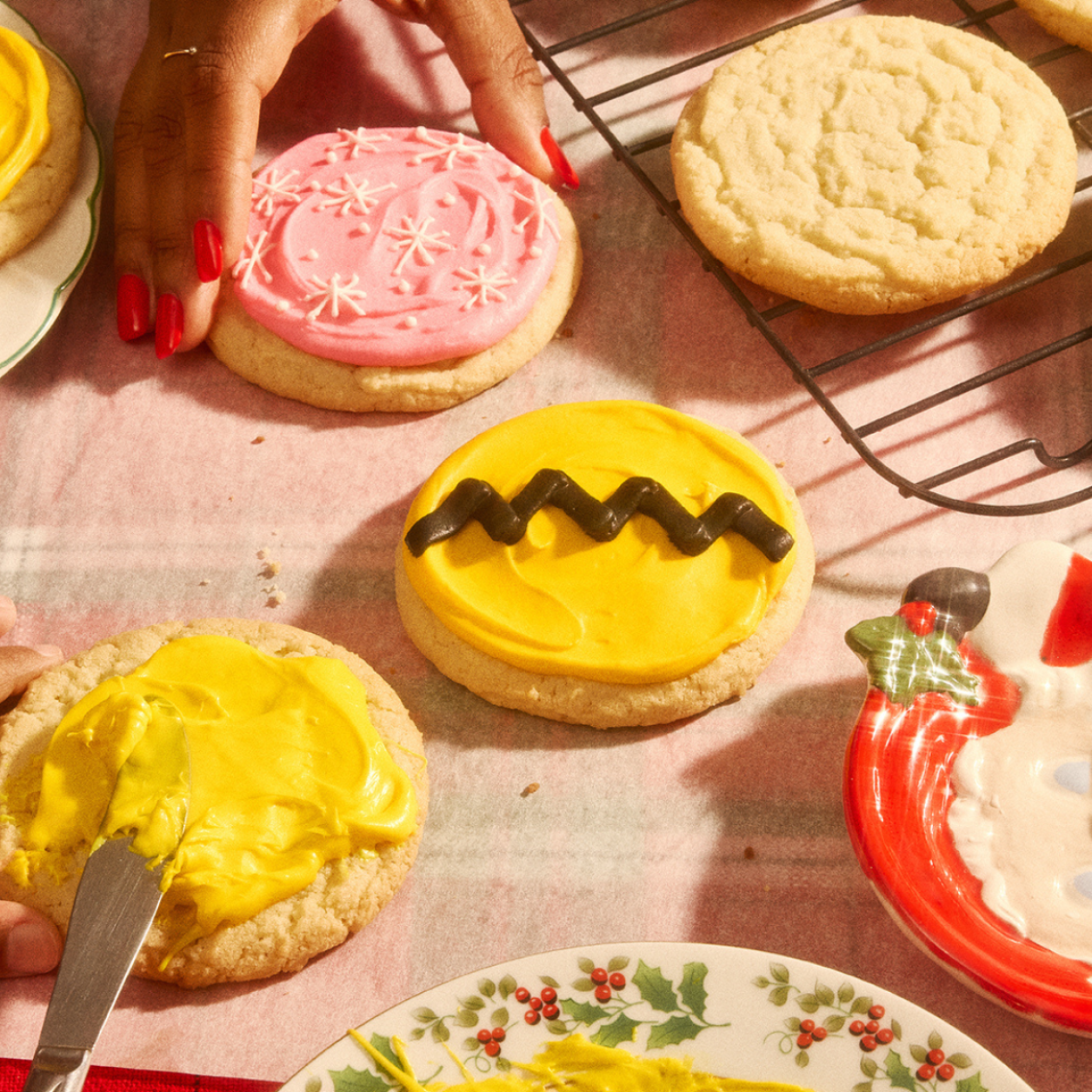 Charlie Brown Ornament Cookies | Savory