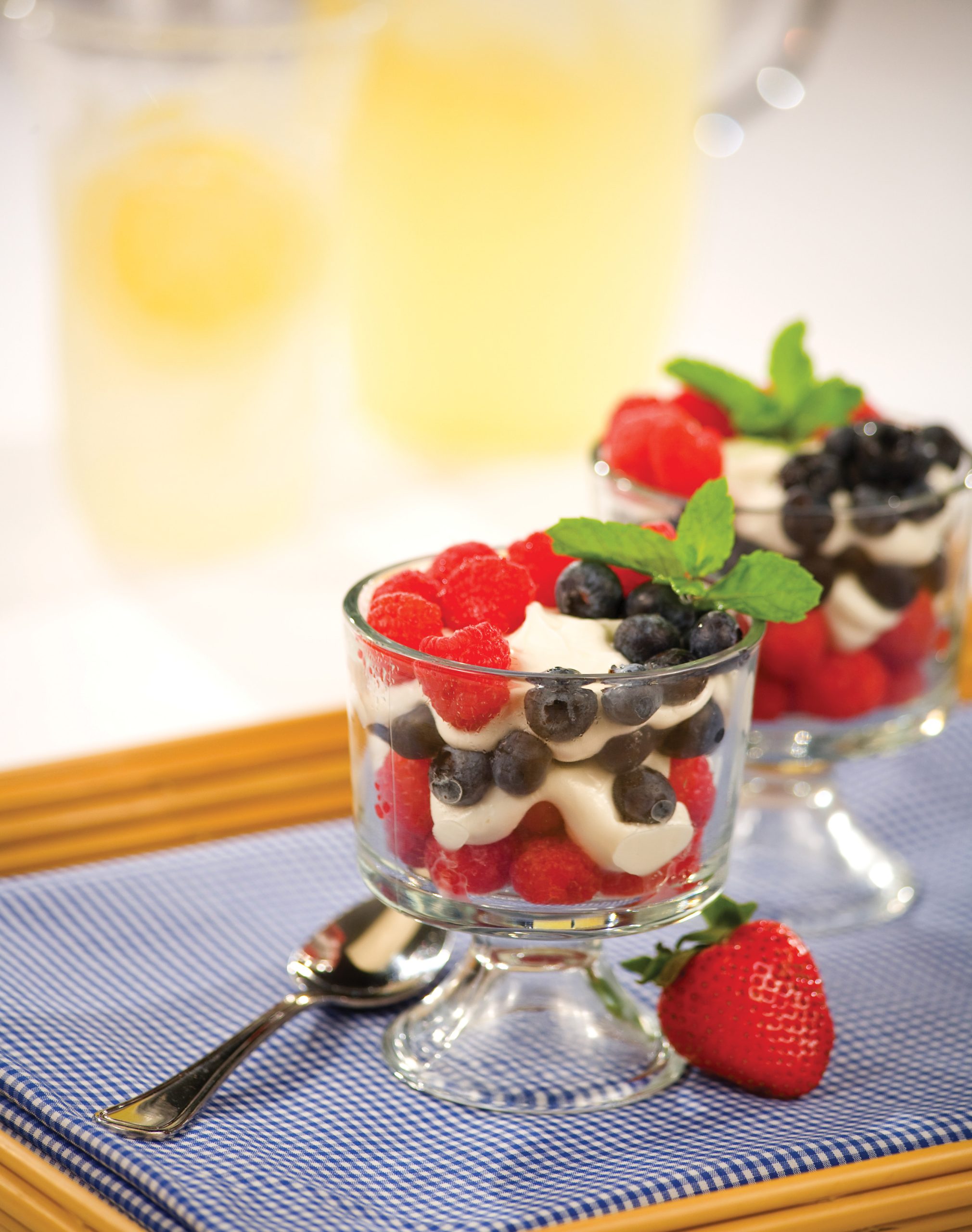 Red, White & Blue Parfaits | Savory