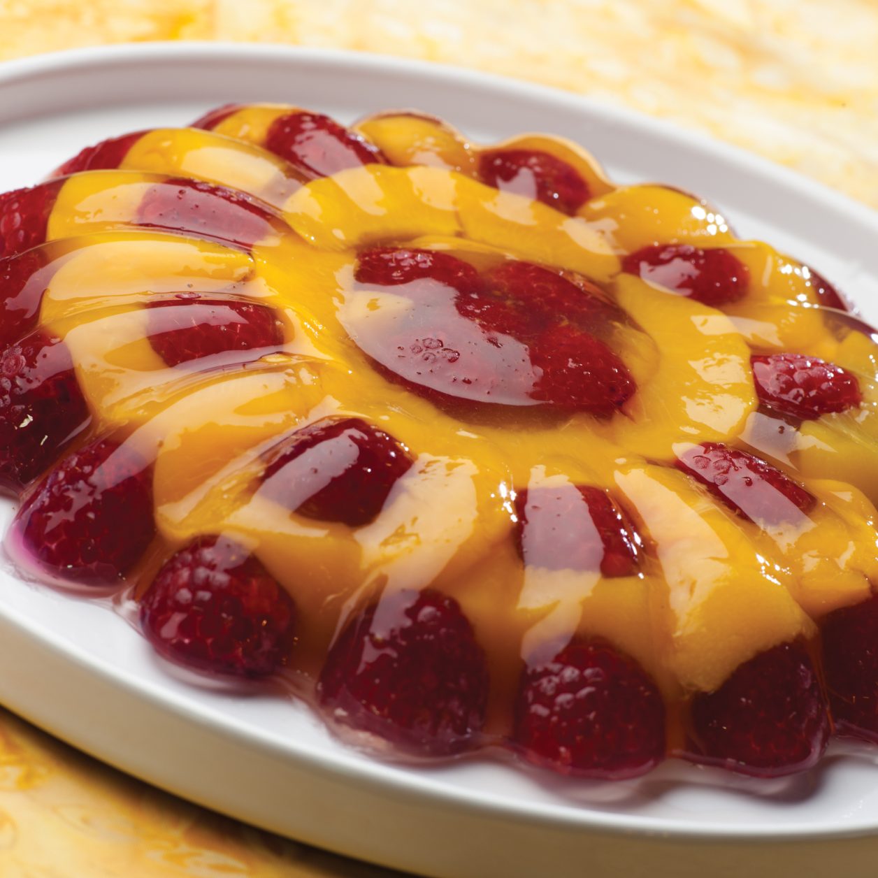Peach-Raspberry Gelatin | Savory