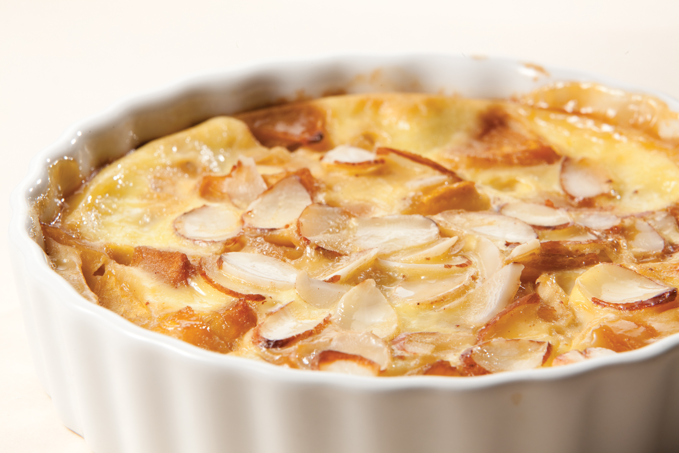 Individual Peach Clafoutis | Savory