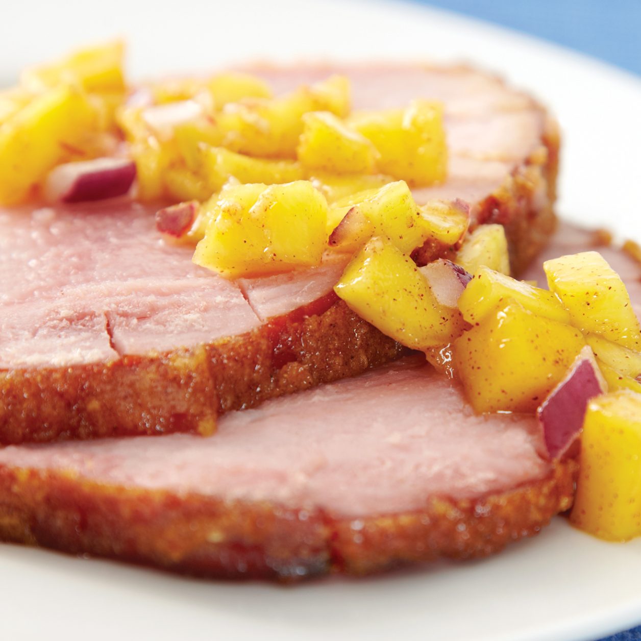 Mango Ginger Glazed Ham | Savory