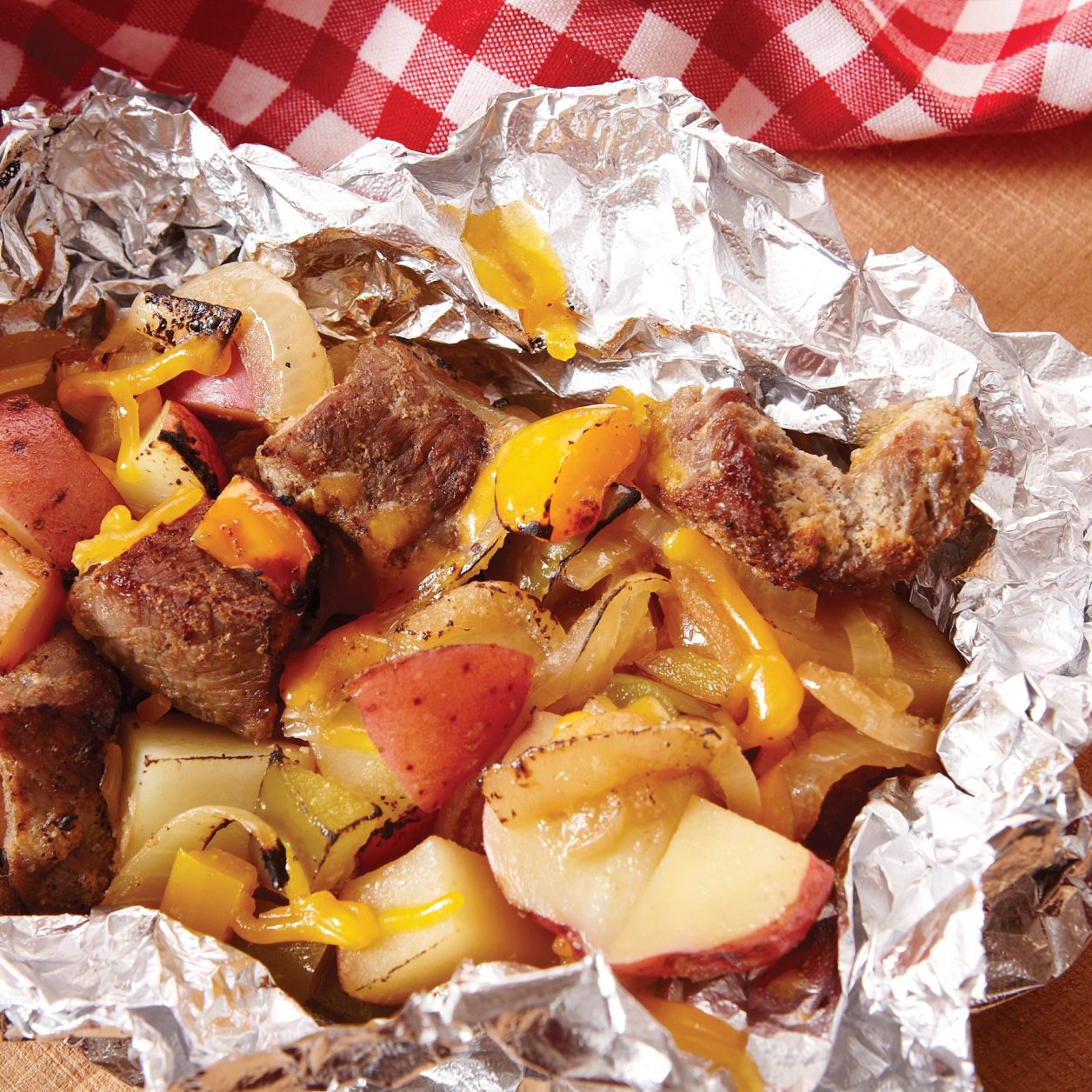 Steak and Pepper Foil Packet | Savory