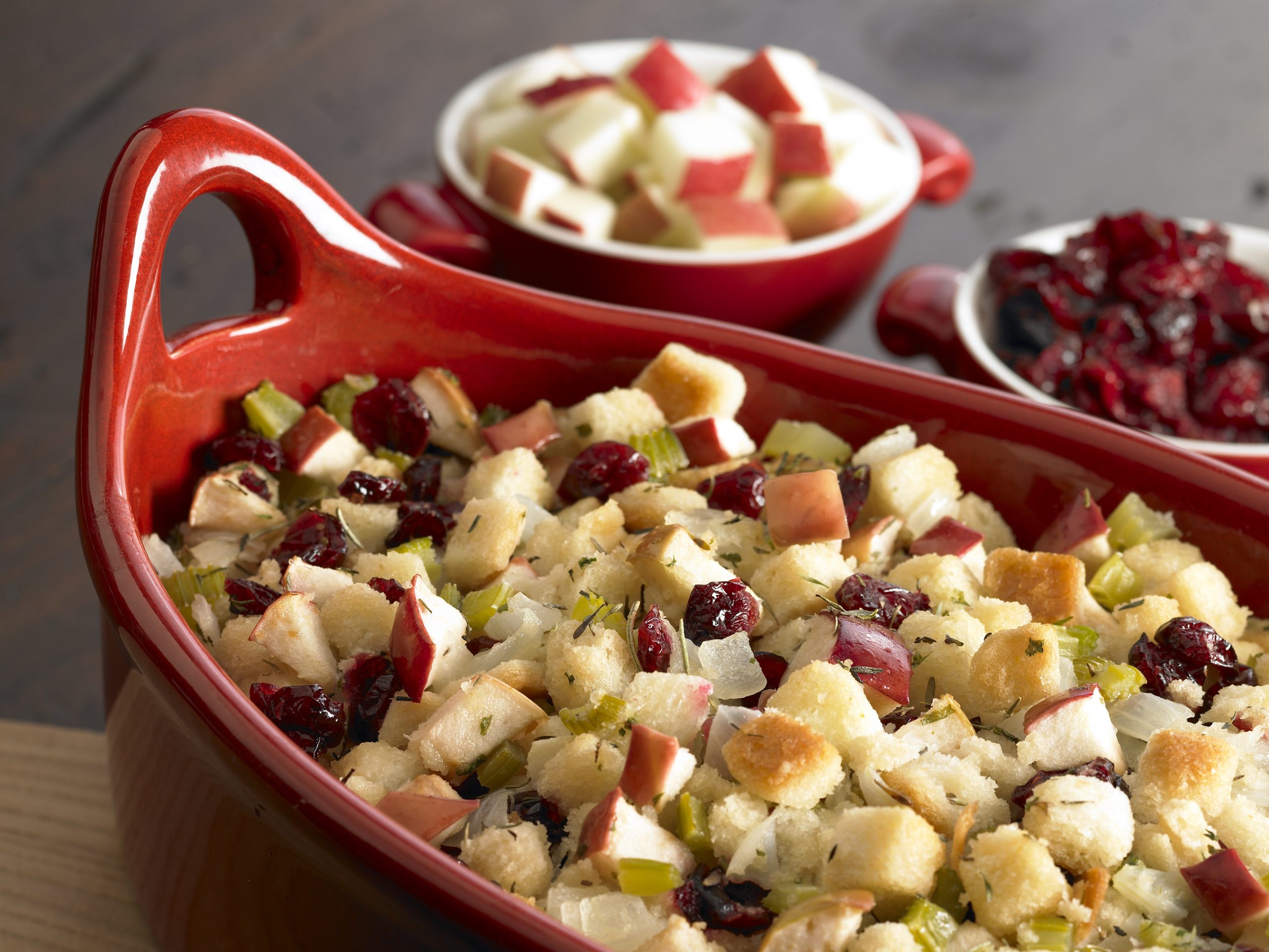 Cranberry Apple Stuffing | Savory