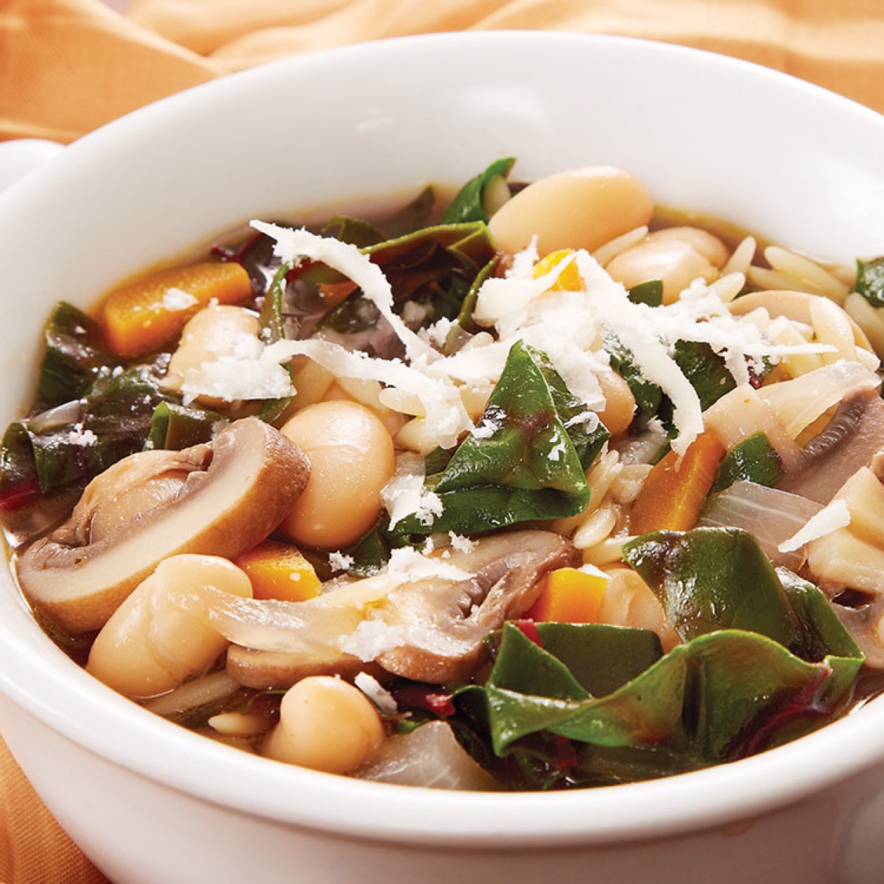 Earthy Orzo and Swiss Chard Soup | Savory