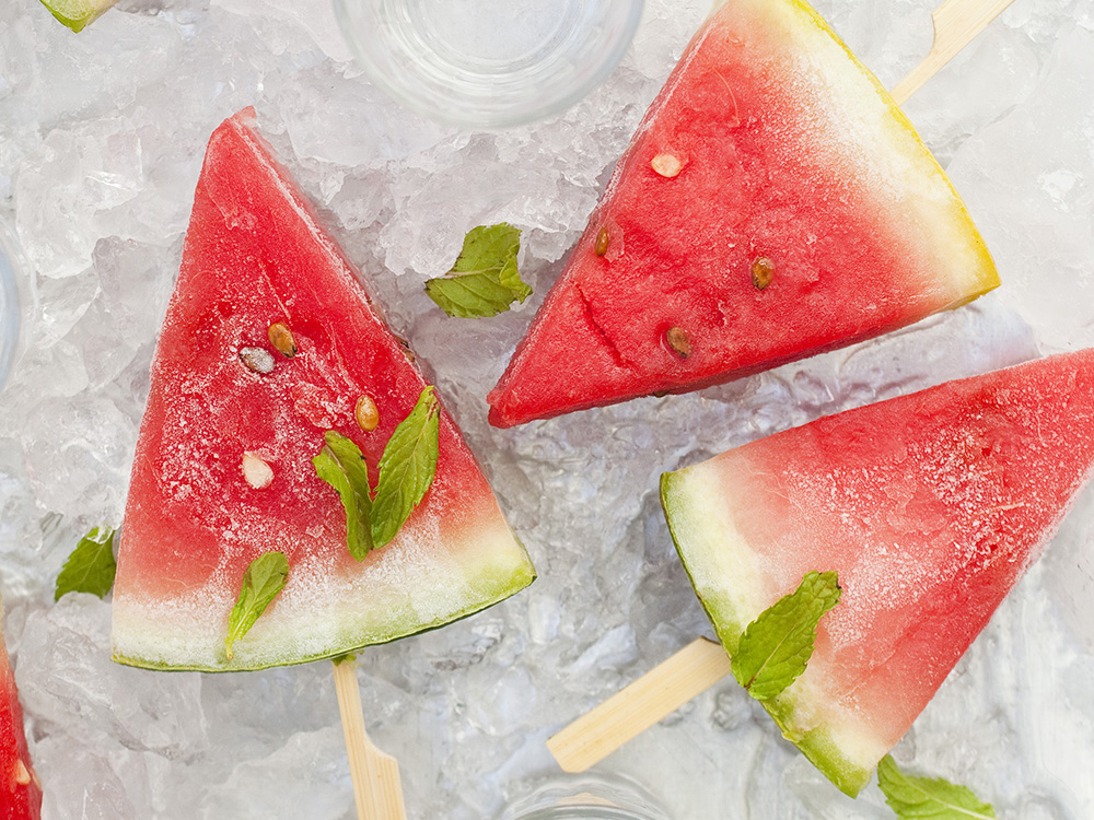 Watermelon Ice Pops with Mint | Savory