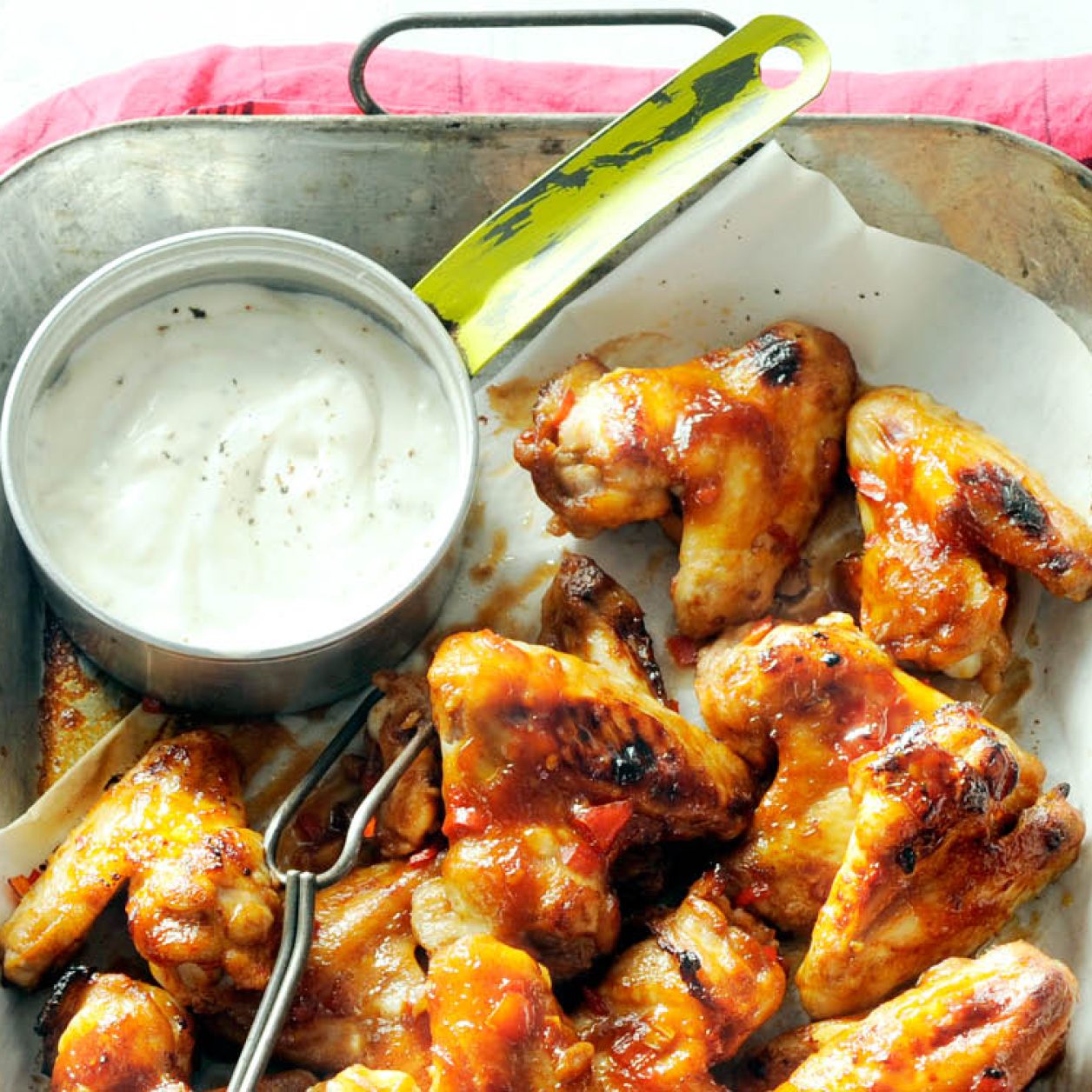 Buffalo Chicken Wings with Blue Cheese Dip | Savory