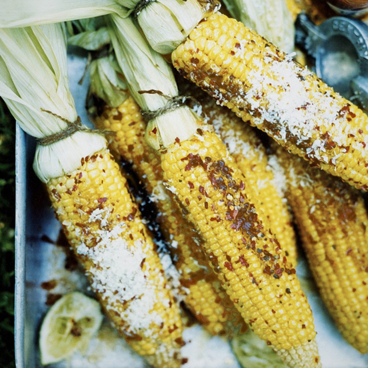 Cheesy Grilled Corn on the Cob | Savory