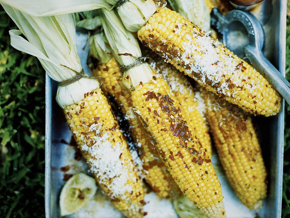 Cheesy Grilled Corn on the Cob | Savory