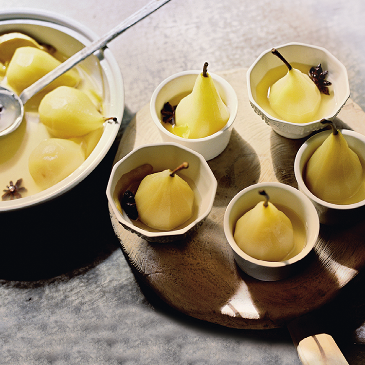 Moscato Poached Pears | Savory