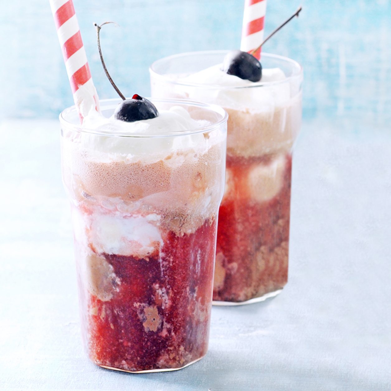 Chocolate-Vanilla Black Cherry Floats | Savory