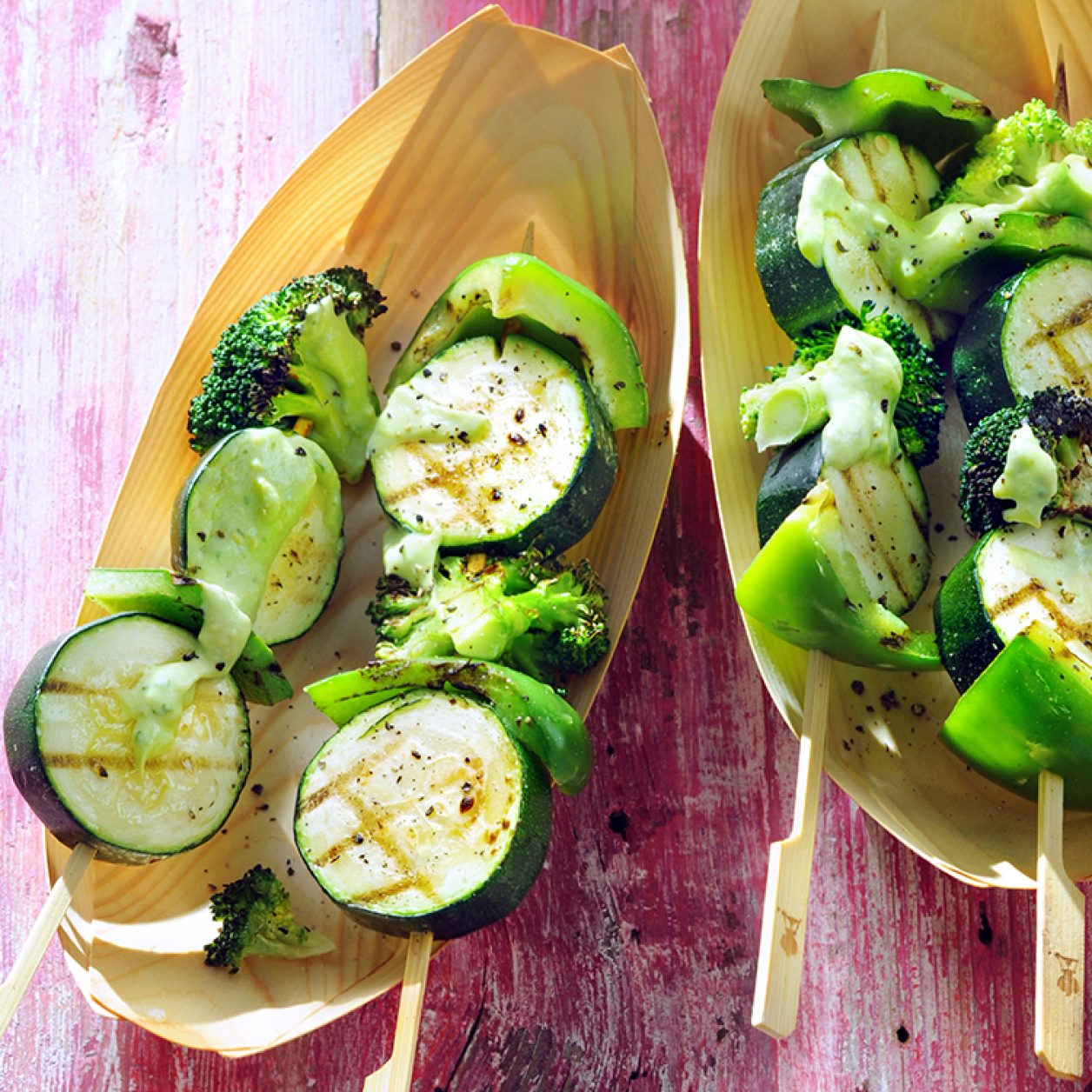 It’s-Easy-Being-Green Kabobs with Green Ranch Dip | Savory