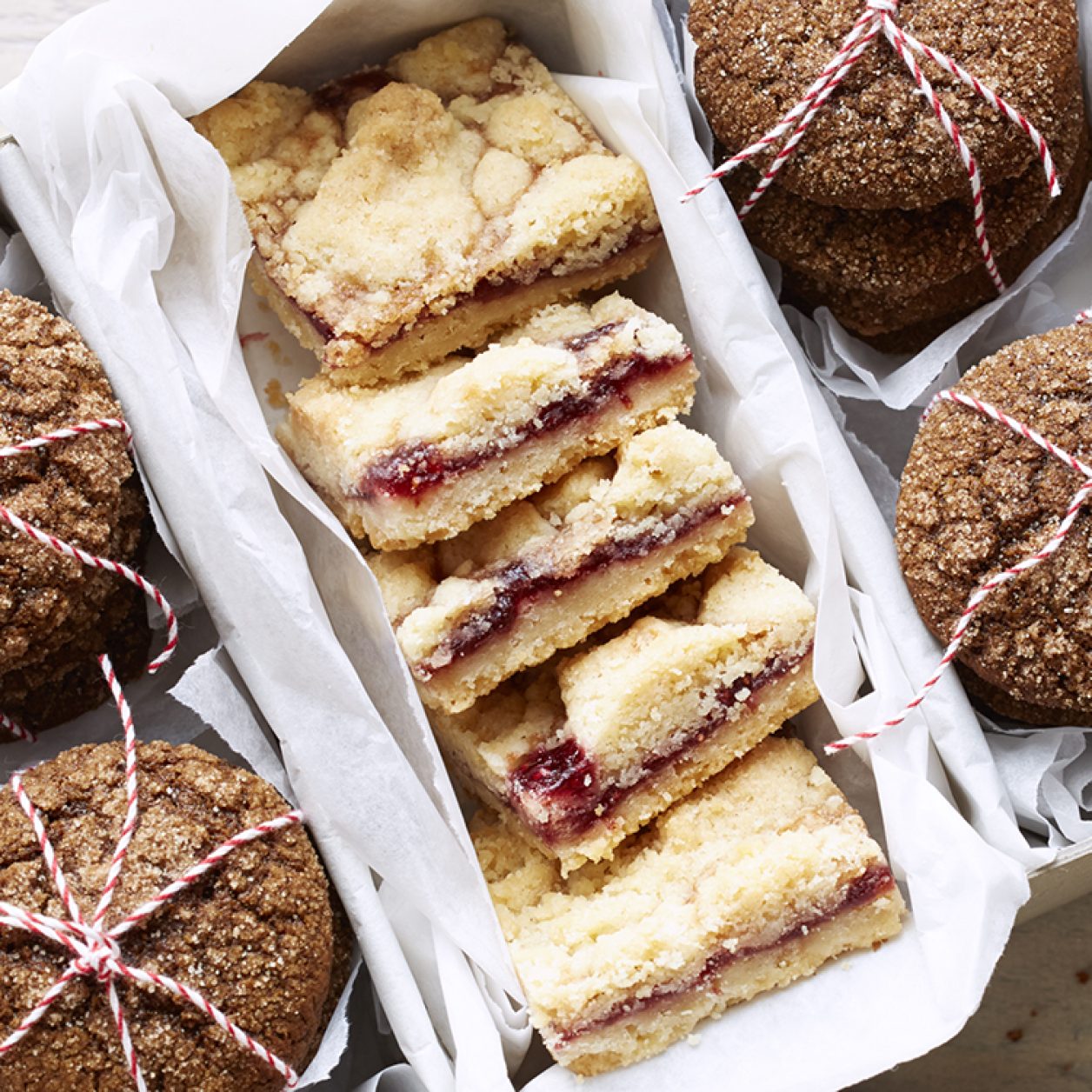 Crumb Topped Jam Bars | Savory