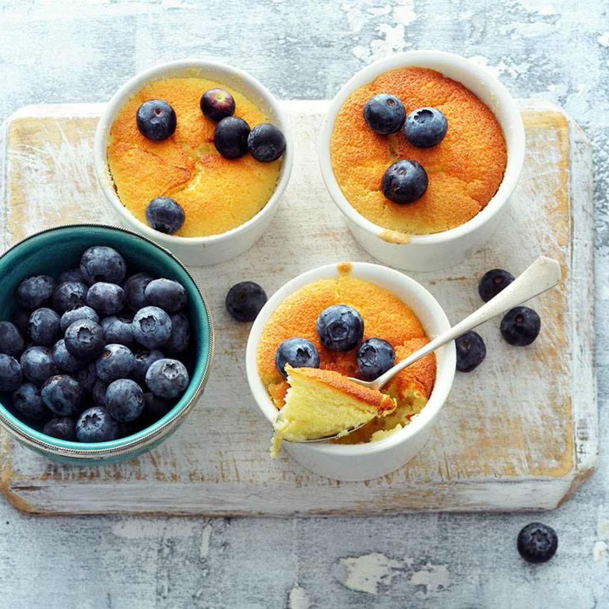 Light Lemon Pudding Cakes | Savory